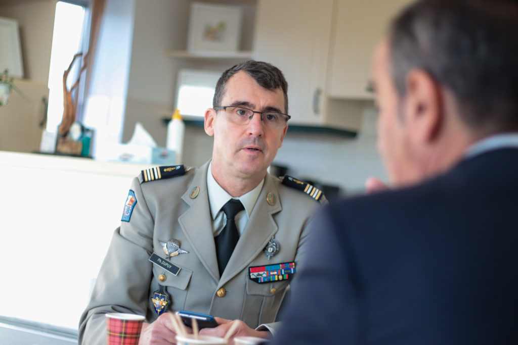 Echanges avec le lieutenant Colonel Philippe Dupuy. – Éric Bothorel